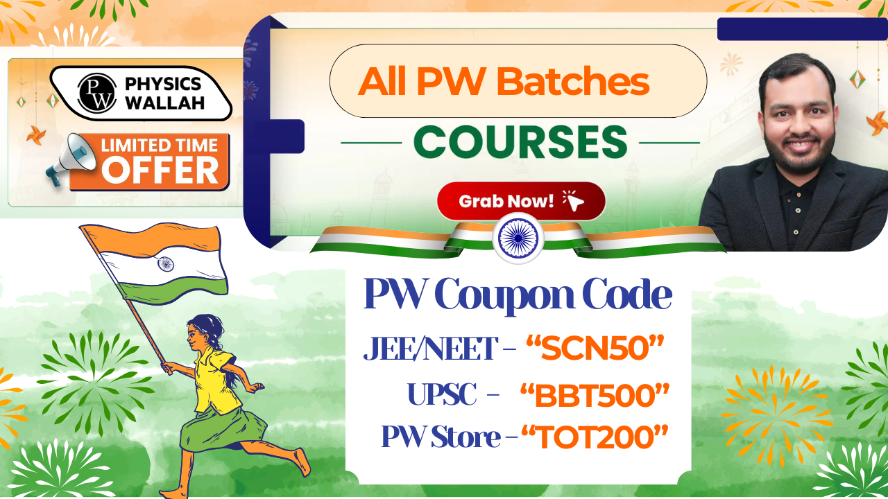 PW Coupon Codes : PABSET0001